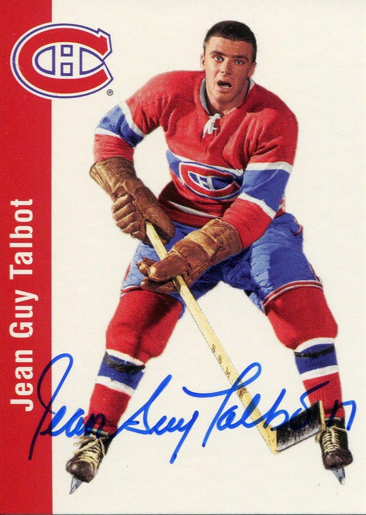Jean Guy Talbot Signed / Autographed Montreal Canadiens Parkhurst ...