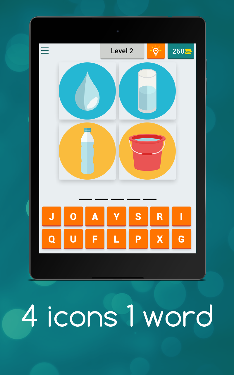 Aplicación 4 Icons 1 Word en Amazon Appstore