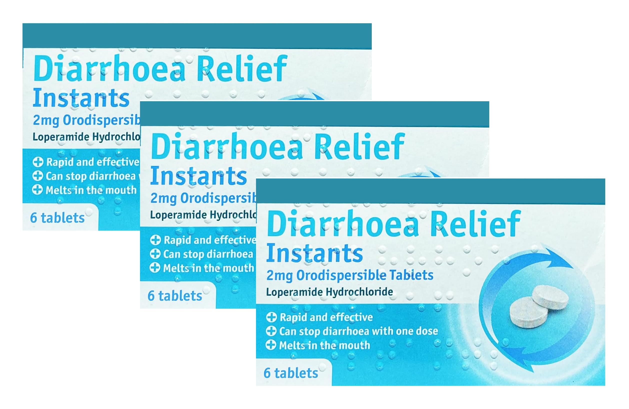 Diarrhoea Relif Instants 2mg Orodispersible Tablets Loperamide ...