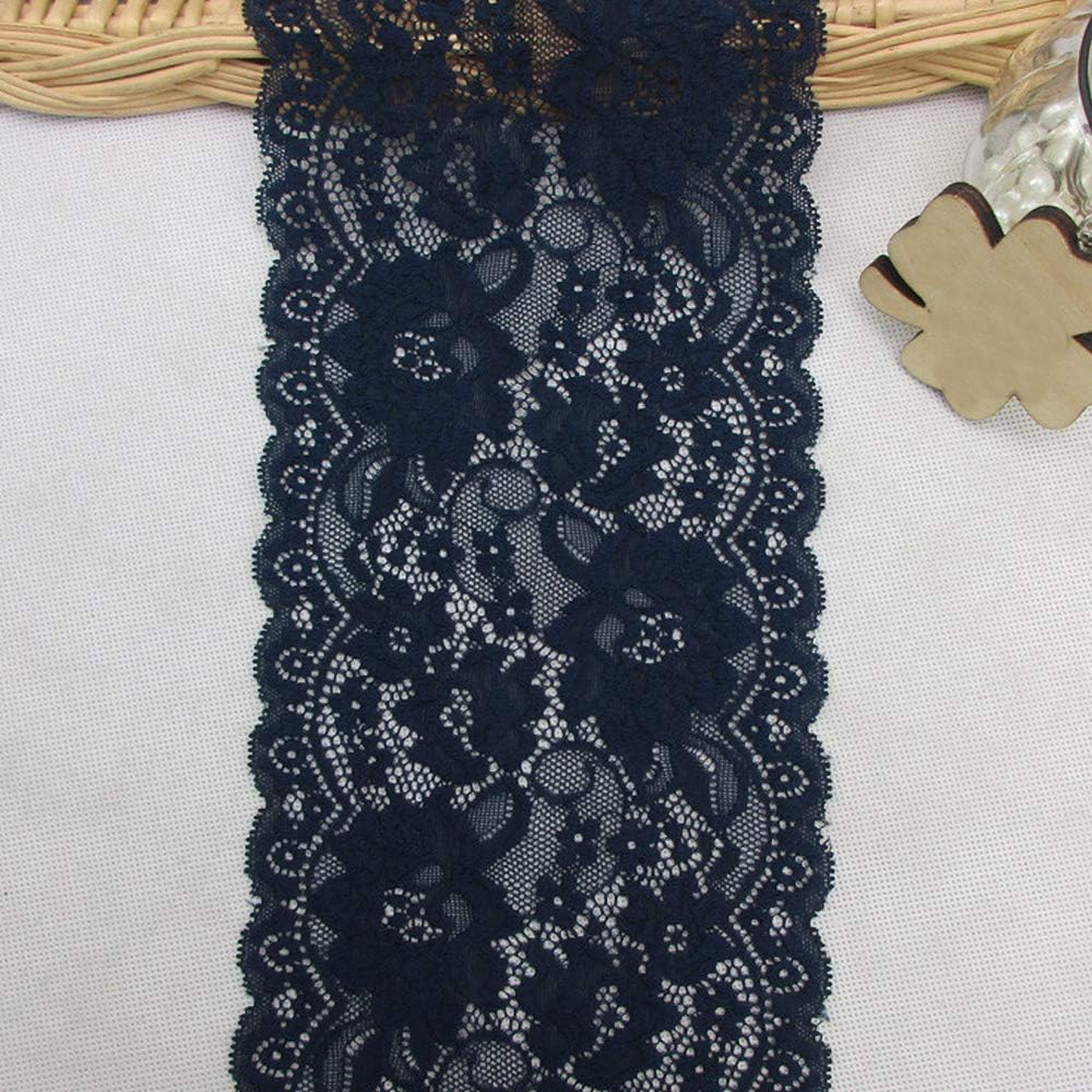 5 yards vintage lace ribbon, elasticity lace border, elastic crochet ...