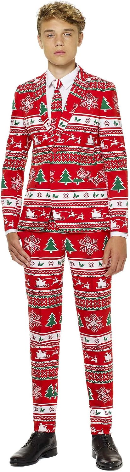 Amazon.com: Opposuits Teen Boys Winter Wonderland Christmas Suit - Xmas ...