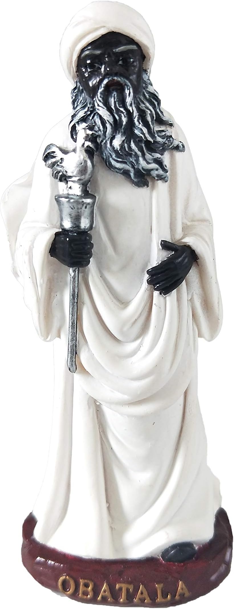 Amazon.com: Estatua de Orisha Chango - Orisha Shango Statue, Red, White ...