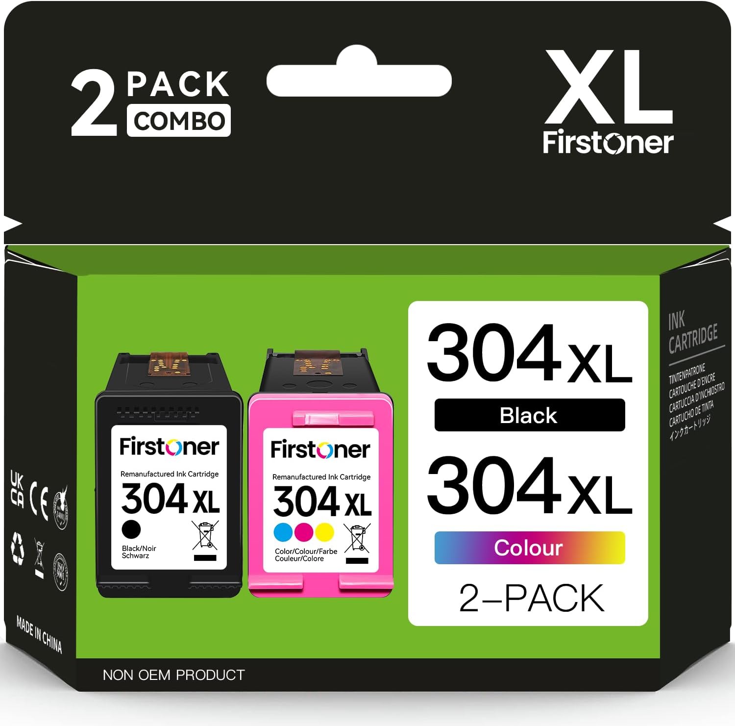 304 XL Black & Colour Ink Cartridges Replacing HP 304 For HP Envy 5010 ...