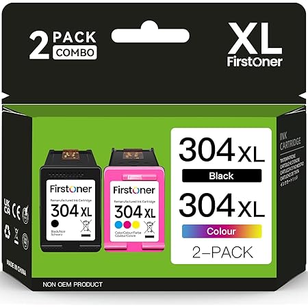 HP 304 Tri-colour and Black Original Ink Cartridge 3JB05AE, 2 Count ...