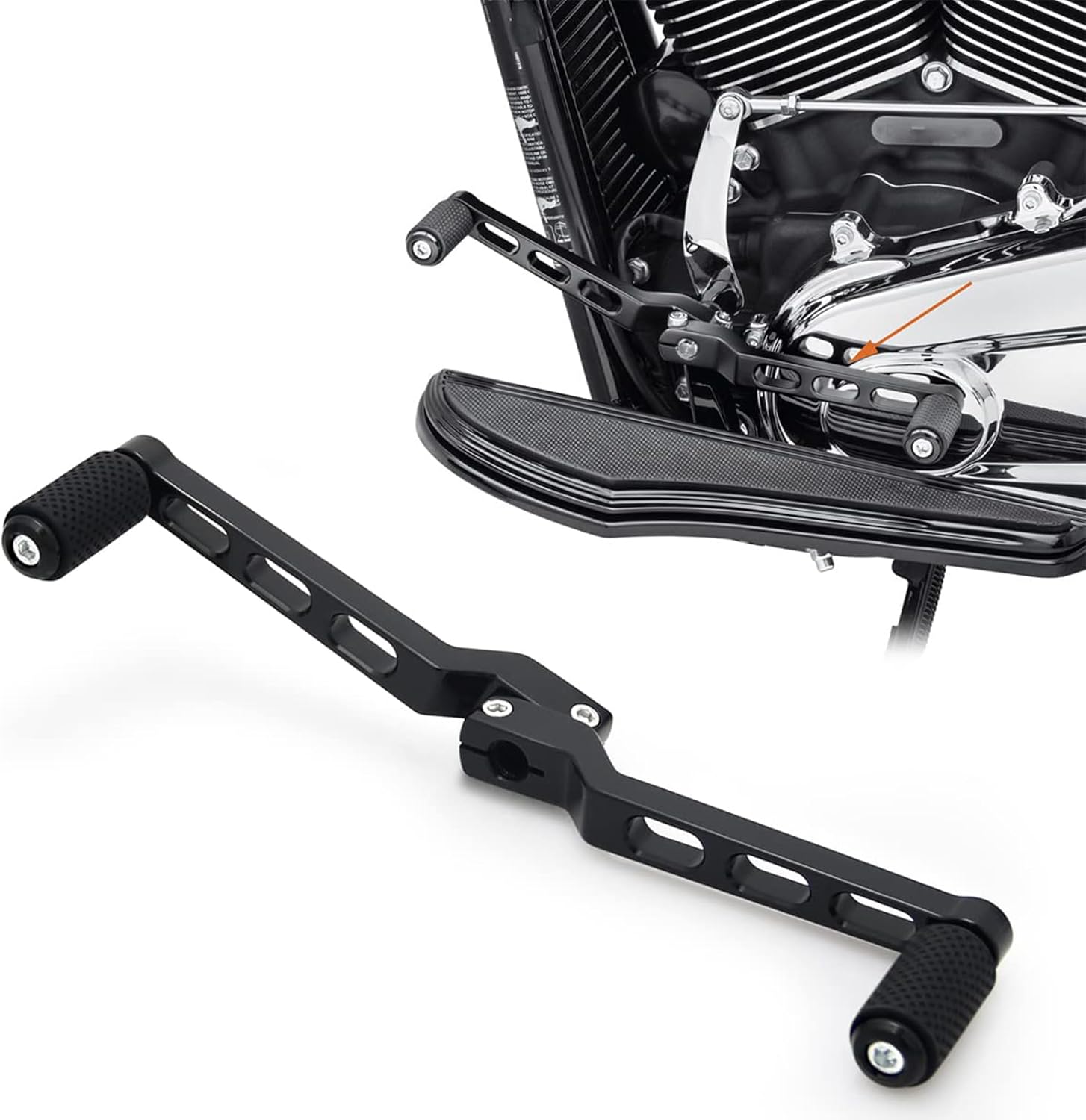 Amazon.com: Happy-motor Heel Toe Shift Levers Brake Pedals for Harley ...