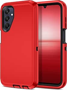 Amazon.com: I-HONVA for Samsung Galaxy A25 5G Case Shockproof Dust/Drop Proof 3-Layer Full Body ...