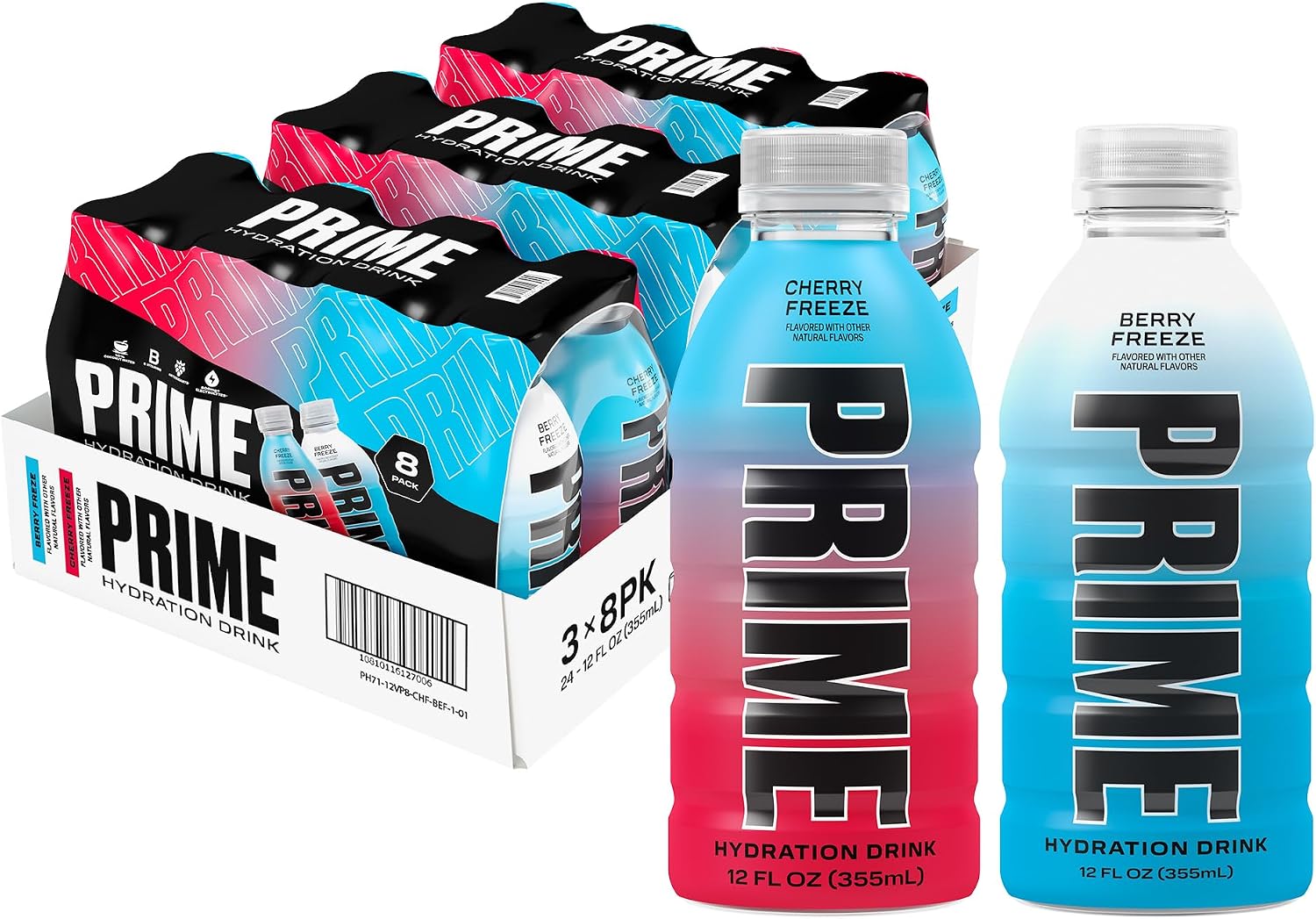 Amazon.com: PRIME HYDRATION Duo - Blue Freeze & Cherry Freeze, Sports ...