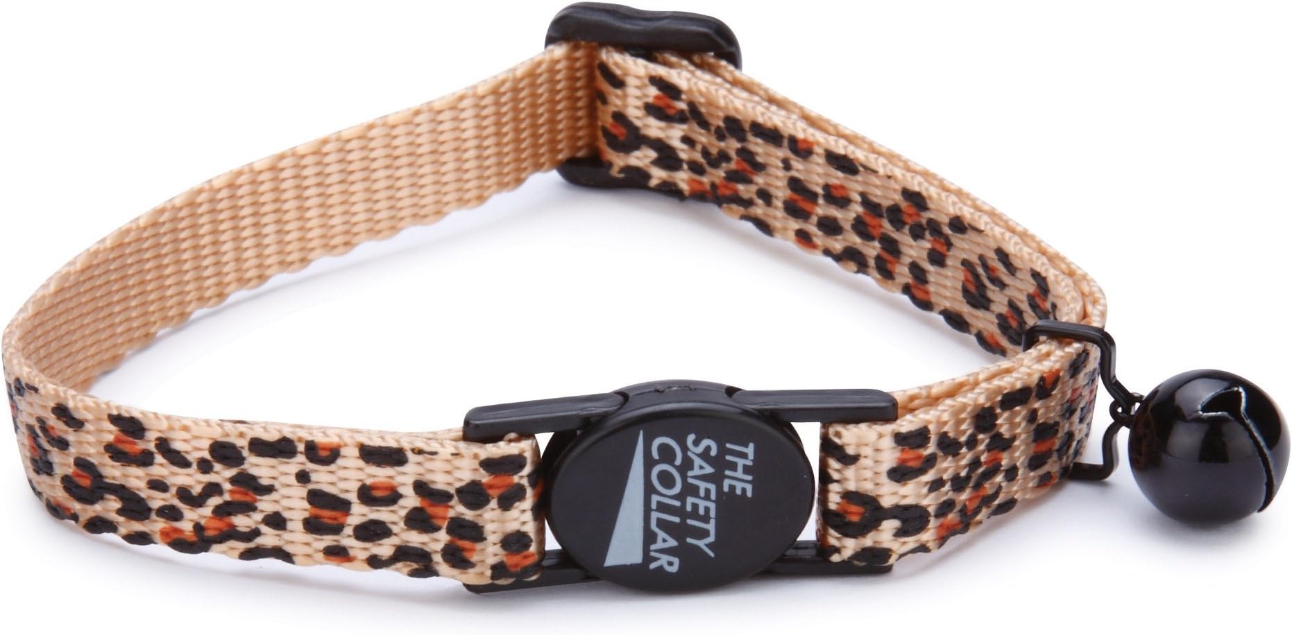 Pet Supplies : Meow Town Cheetah-Print Nylon Cat Collar, 8–12 inch ...