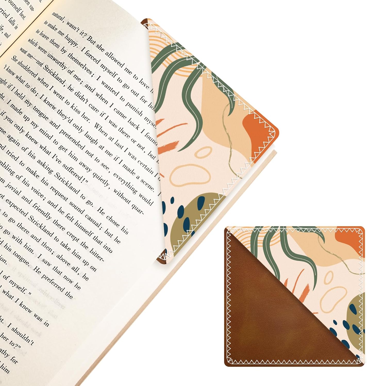Amazon.com: Personalized Leather Bookmarks, Fun & Cute Book Accessories ...