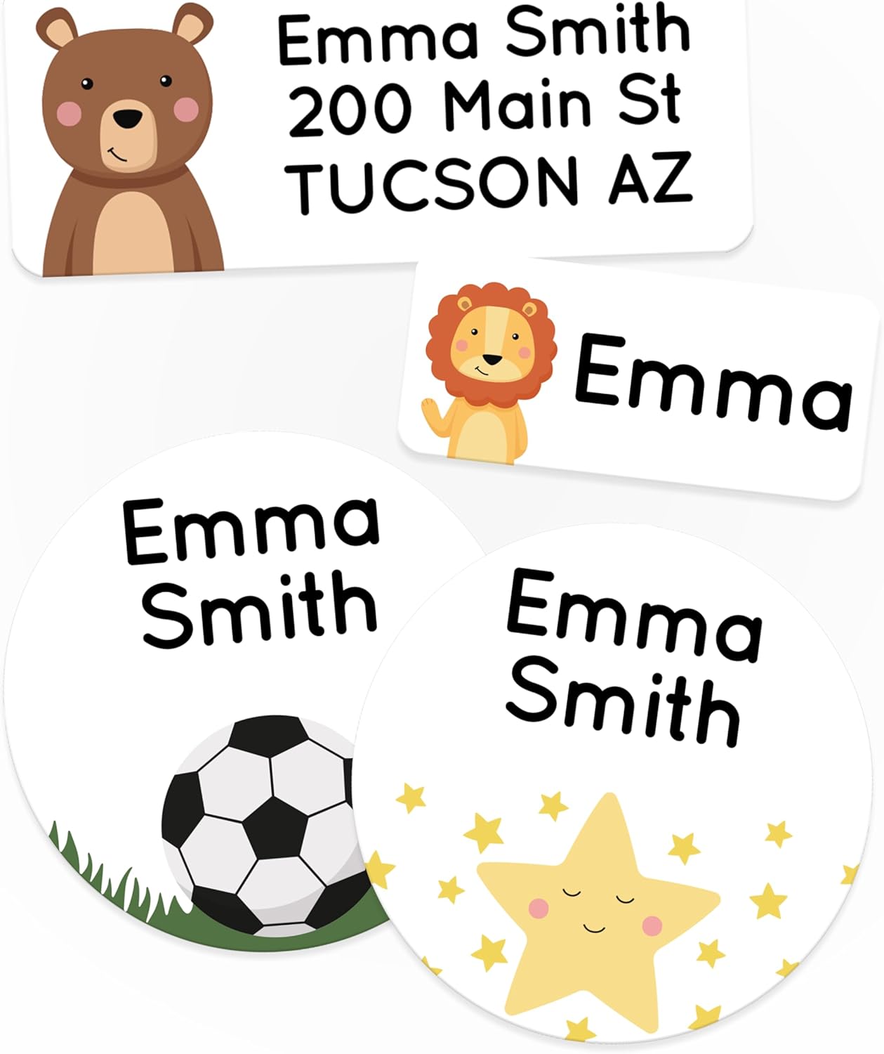 Amazon.com: melu kids® Name Labels Set for Daycare, Clothes & Items ...