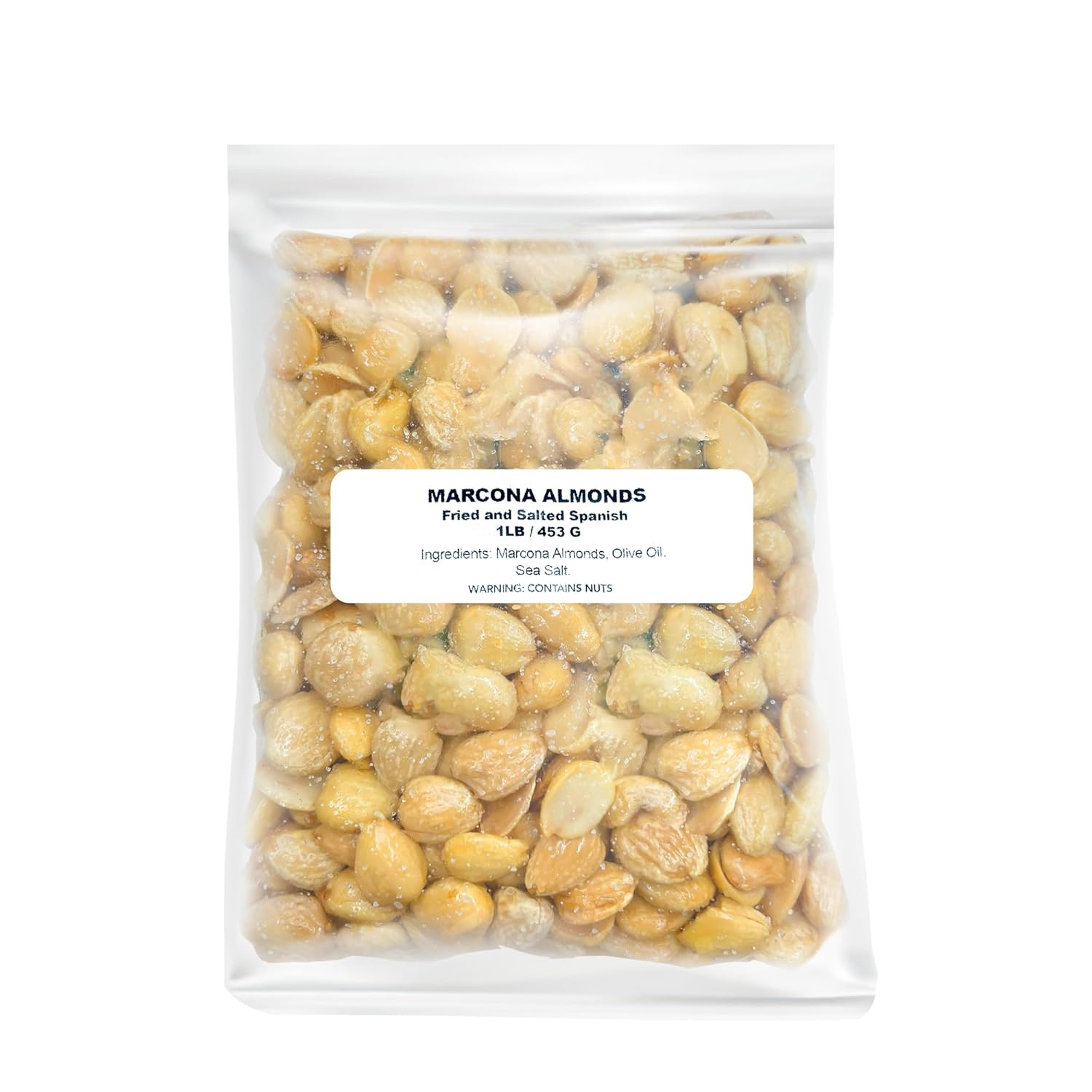 Amazon.com : Sanniti Fried and Salted Spanish Marcona Almonds,1 Lb ...