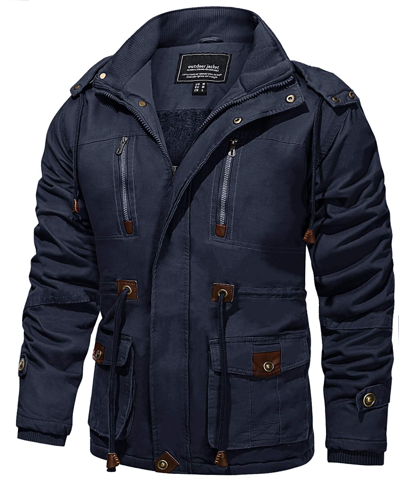 1 x RAW Customer Returns TACVASEN Army Jacket for Men Combat Jacket Bo ...