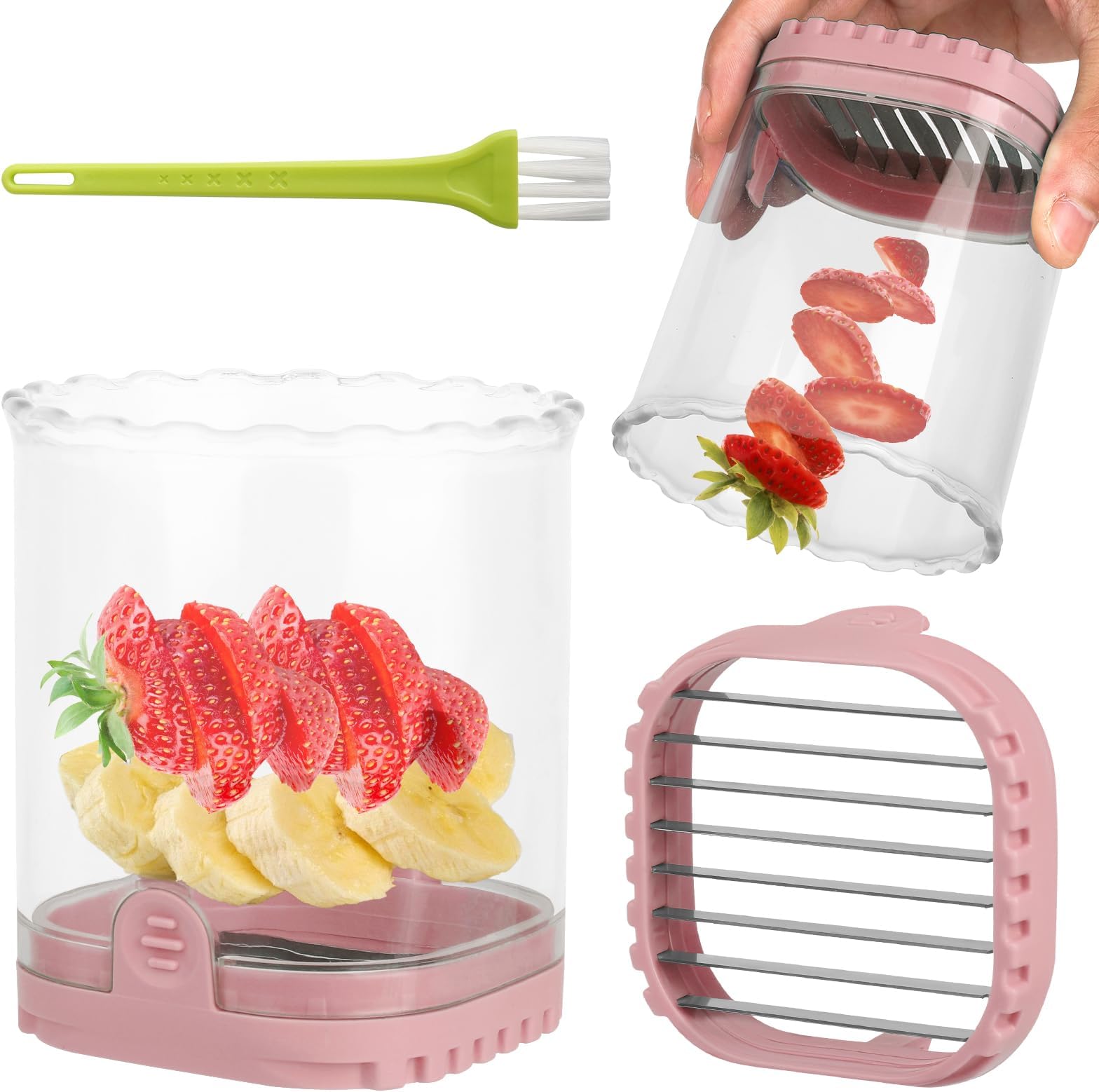 Amazon.com: 2 Pcs Vegetable Chopper Cleaning Tool Salad Chopper Onion ...