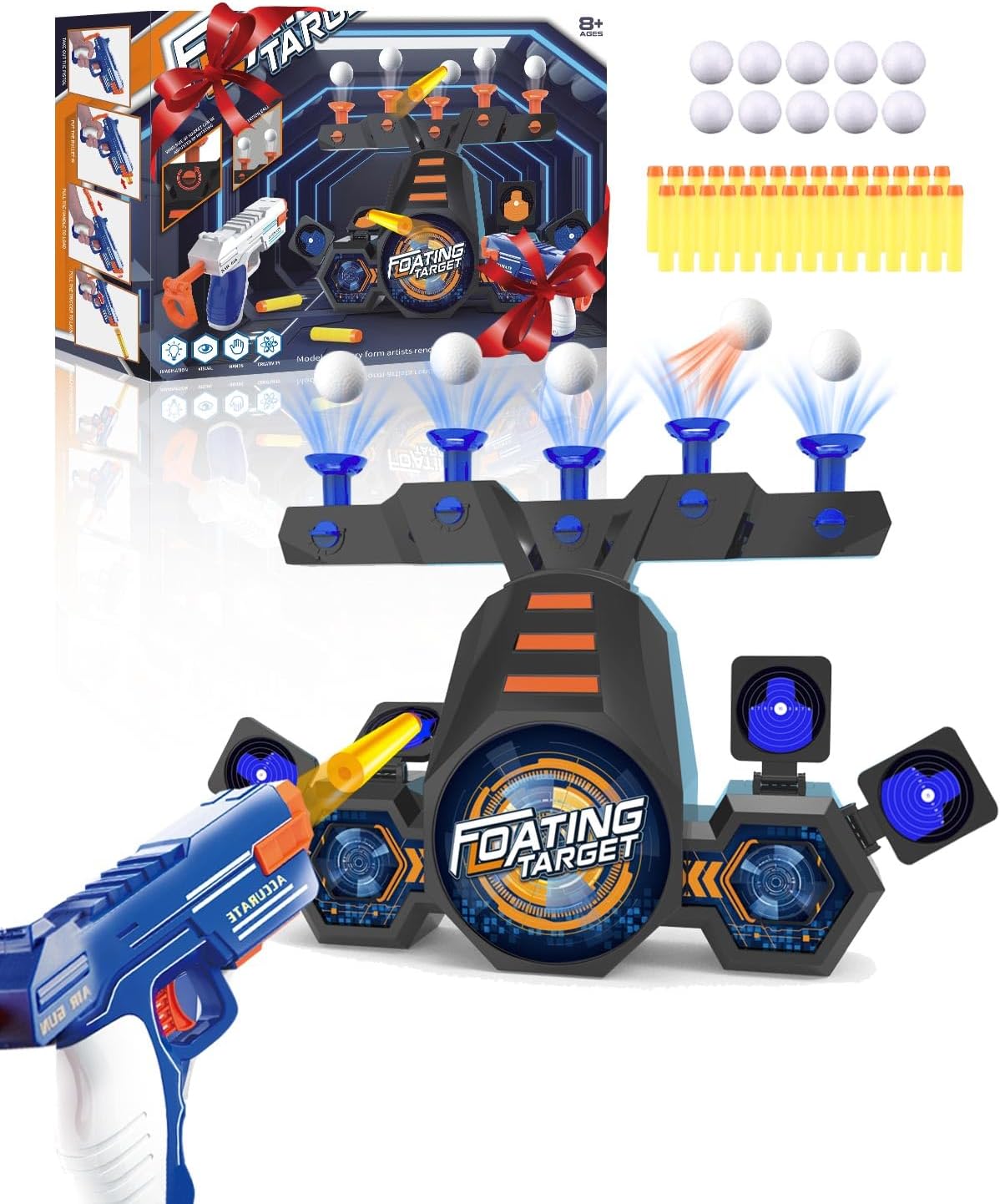 Lulizar Shooting Target Games for Kids with Toy Gun, Shooting Games for ...