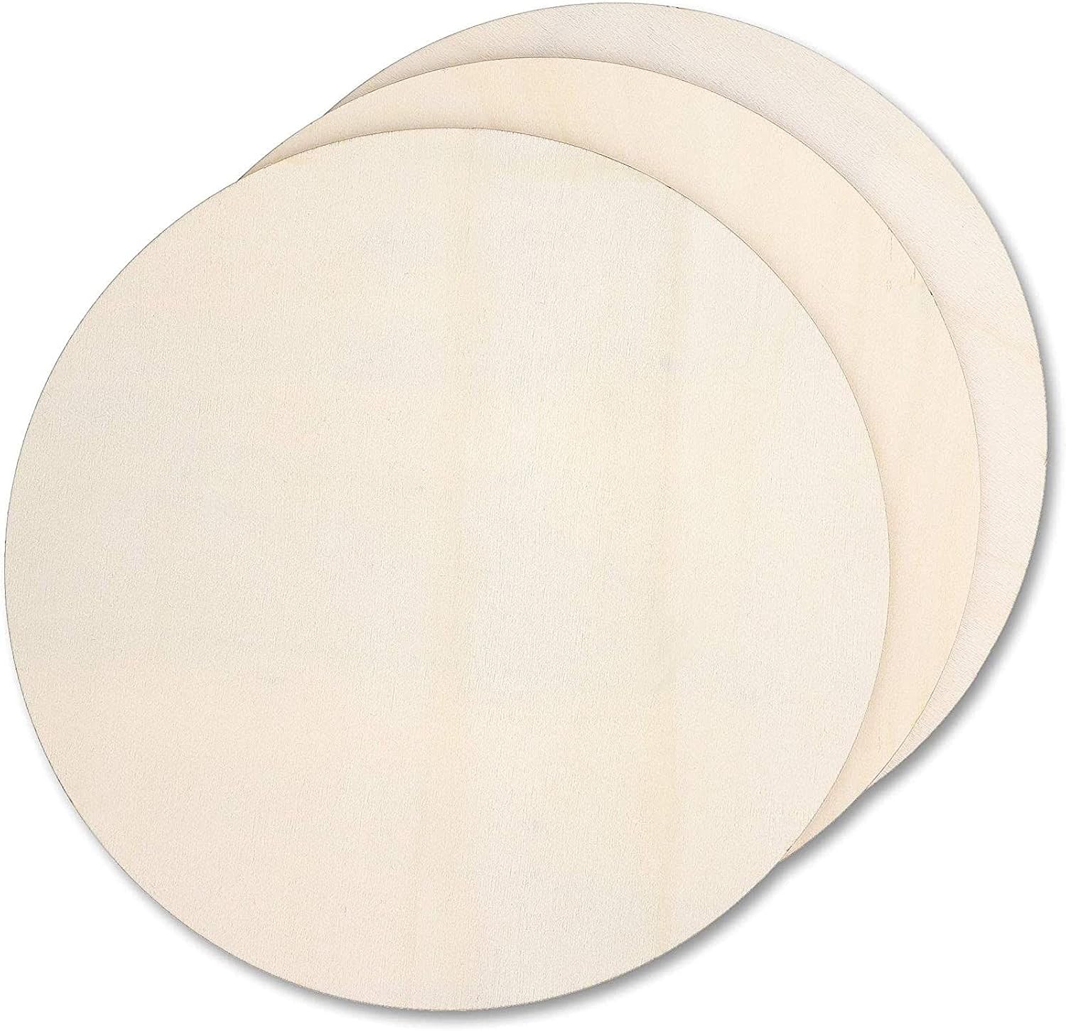 Amazon.com: 3 Pack Unfinished Wood Cutouts 12" Diameter, 0.2" Thick ...