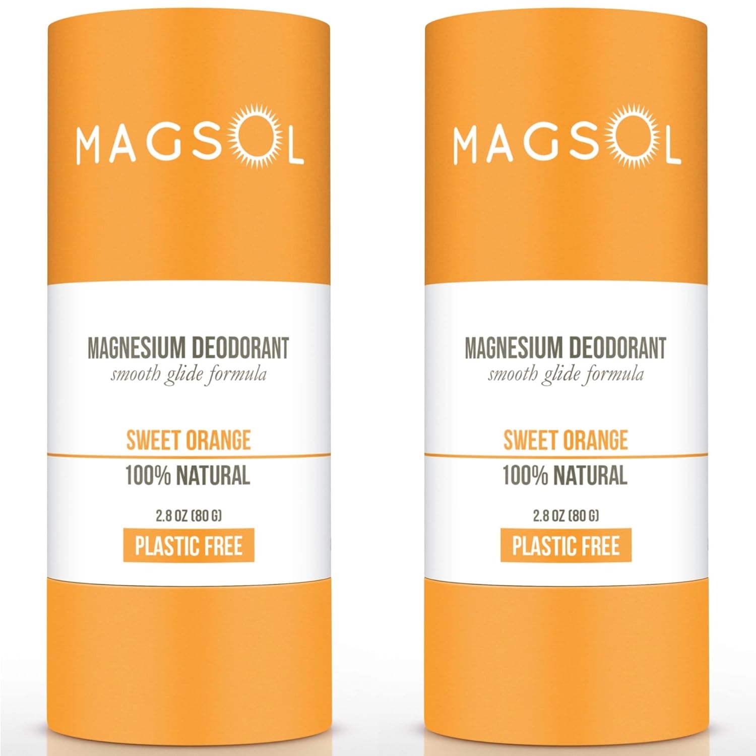 Amazon.com : MAGSOL Plastic-Free Natural Deodorant for Women - Aluminum ...