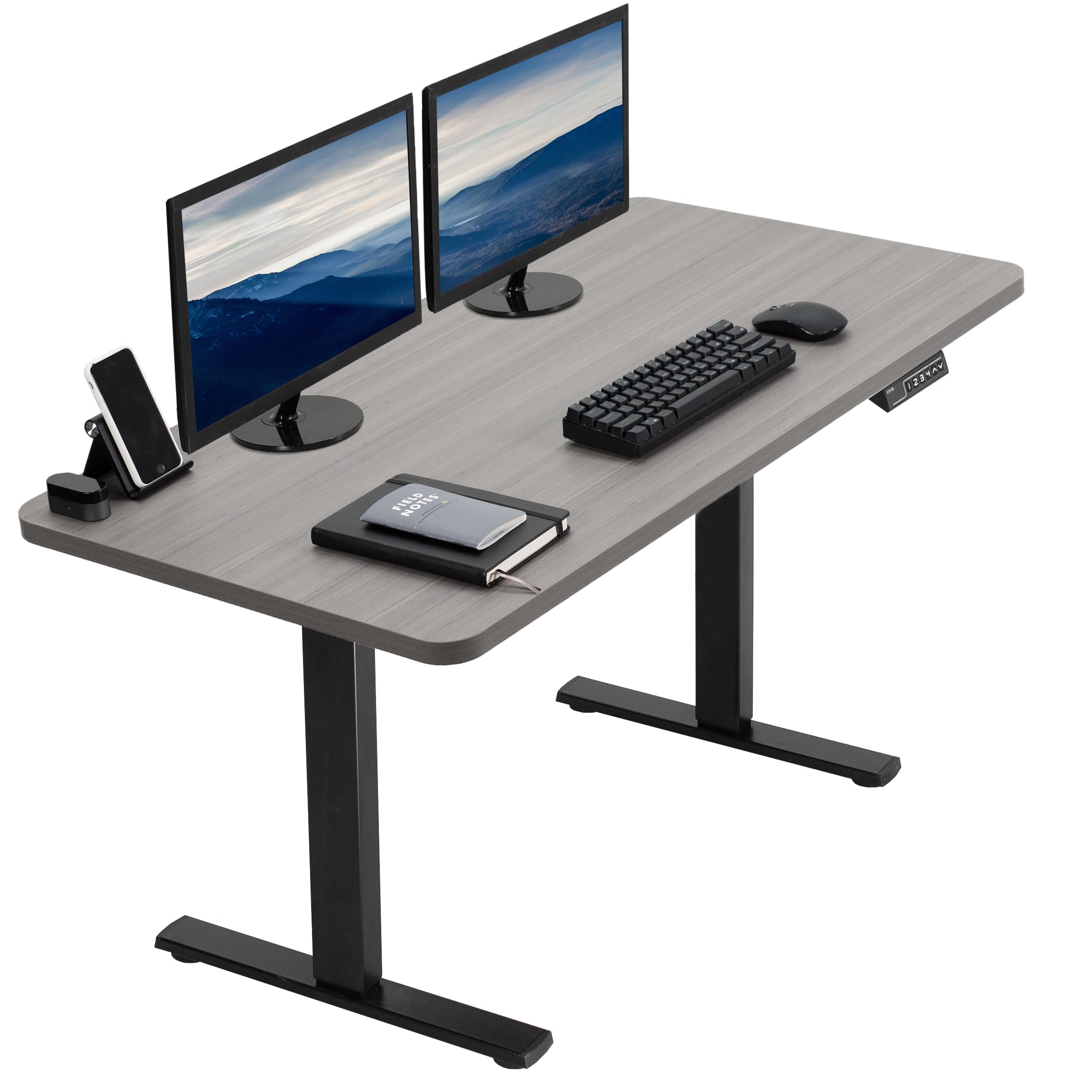 Snapklik.com : VIVO Electric 43 X 24 Inch Standing Desk Workstation