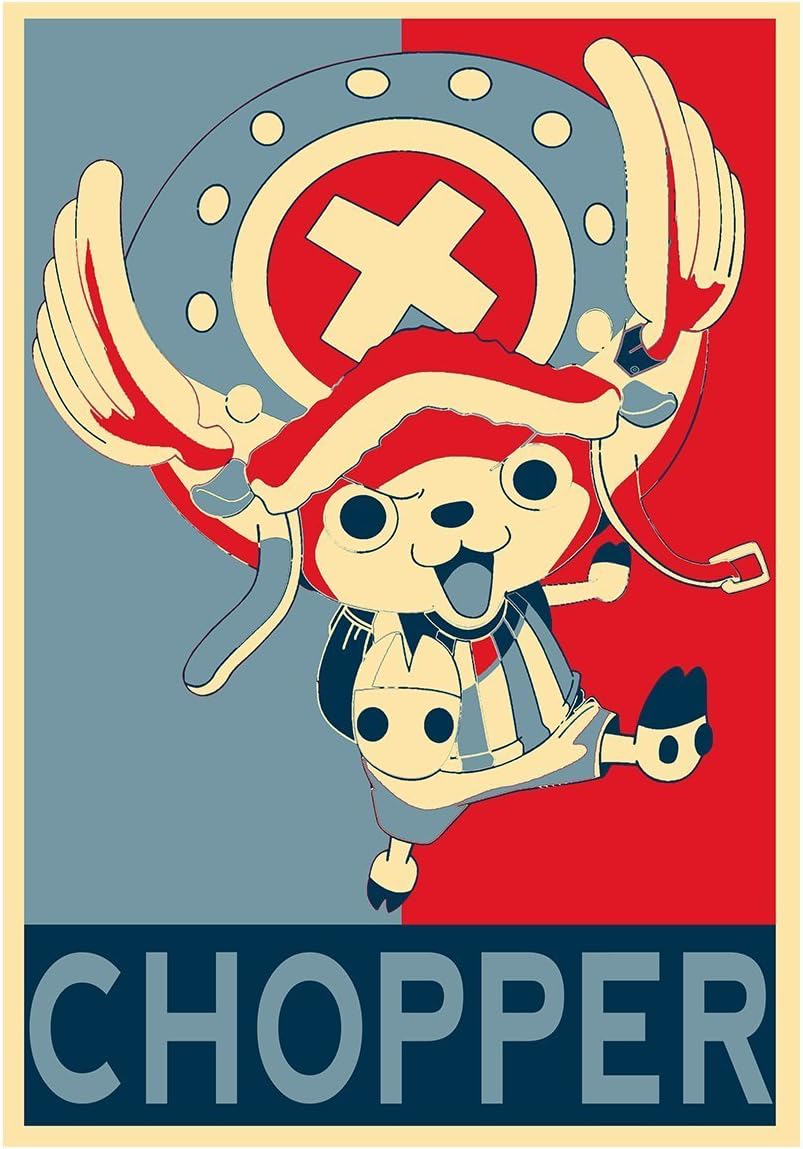 Amazon.com: Instabuy Poster One Piece Propaganda Chopper - A3 (42x30 cm)
