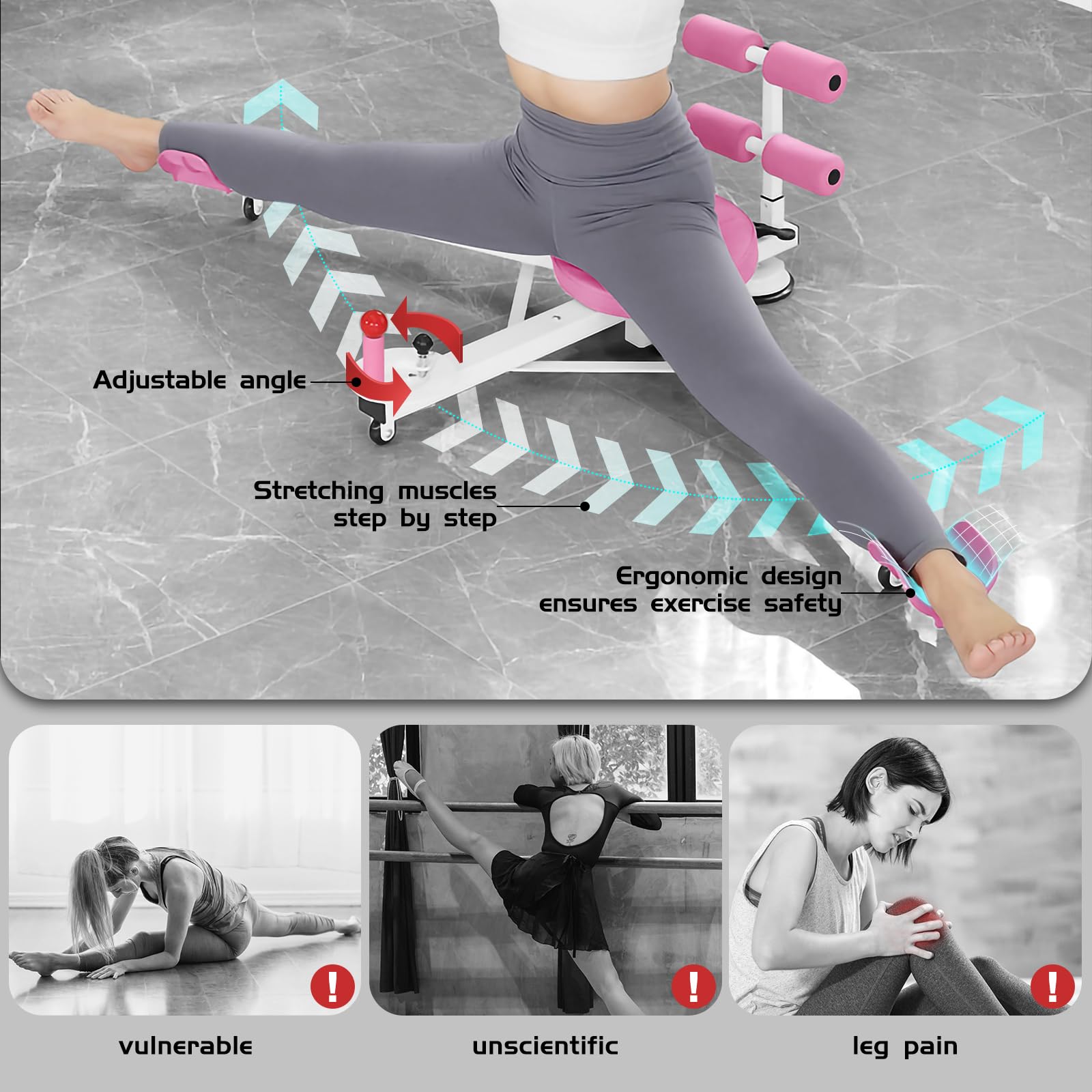 Leg Stretcher Split Machine Stretching - Flexibility Training Equipment ...
