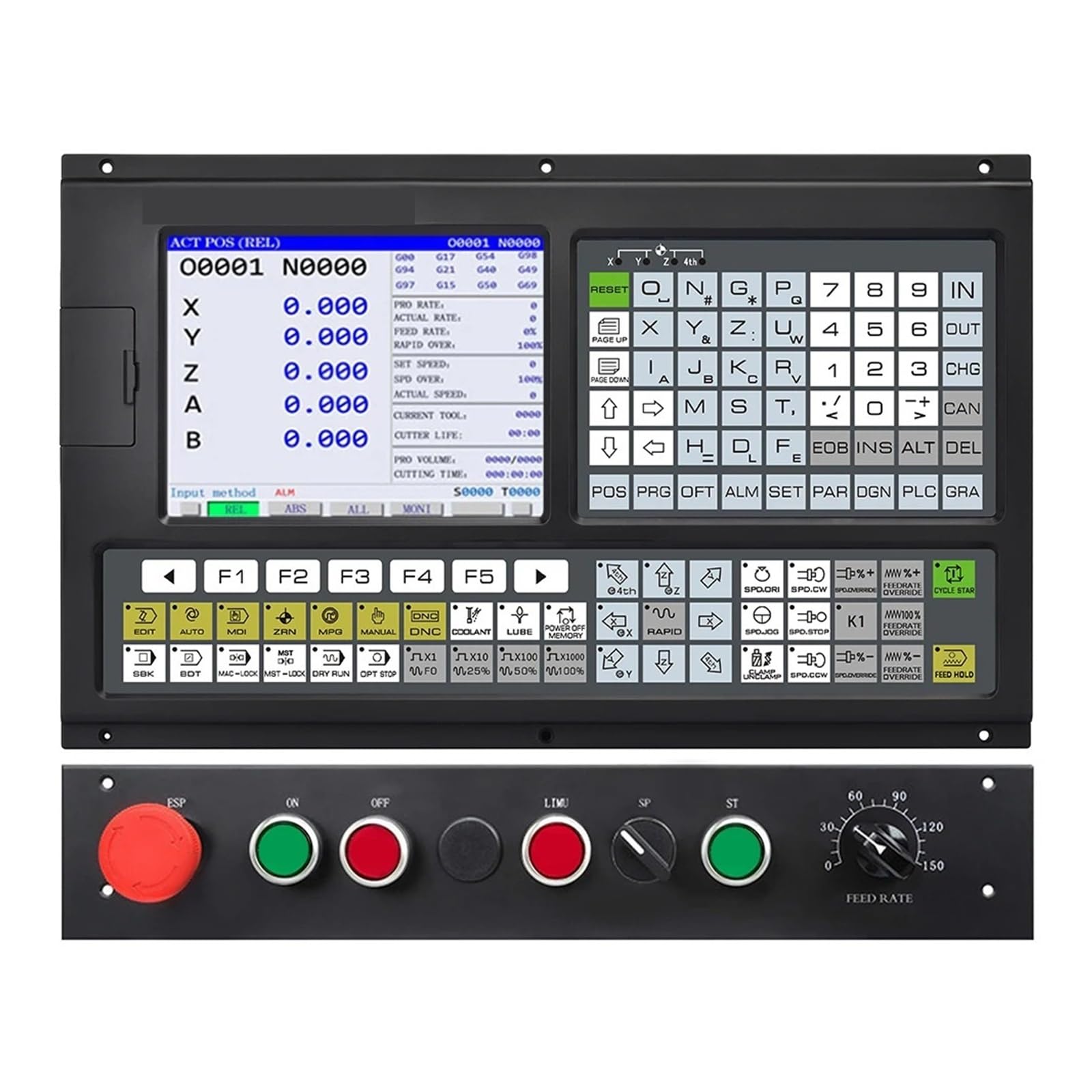 Amazon.com: LVSEDTAL Milling Machine CNC Controller 5 Axis with Function PLC Programmable Logic ...