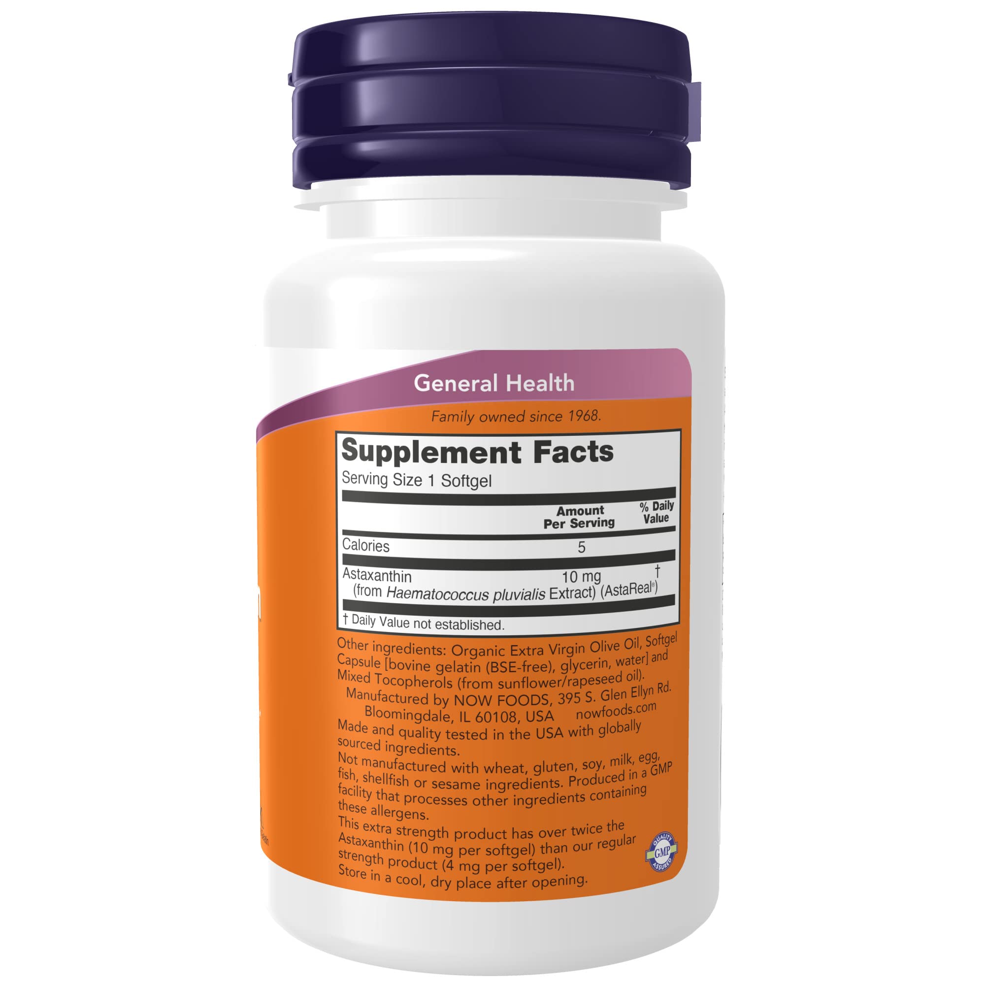 Snapklik.com : Supplements, Astaxanthin 10mg, Extra Strength,derived ...