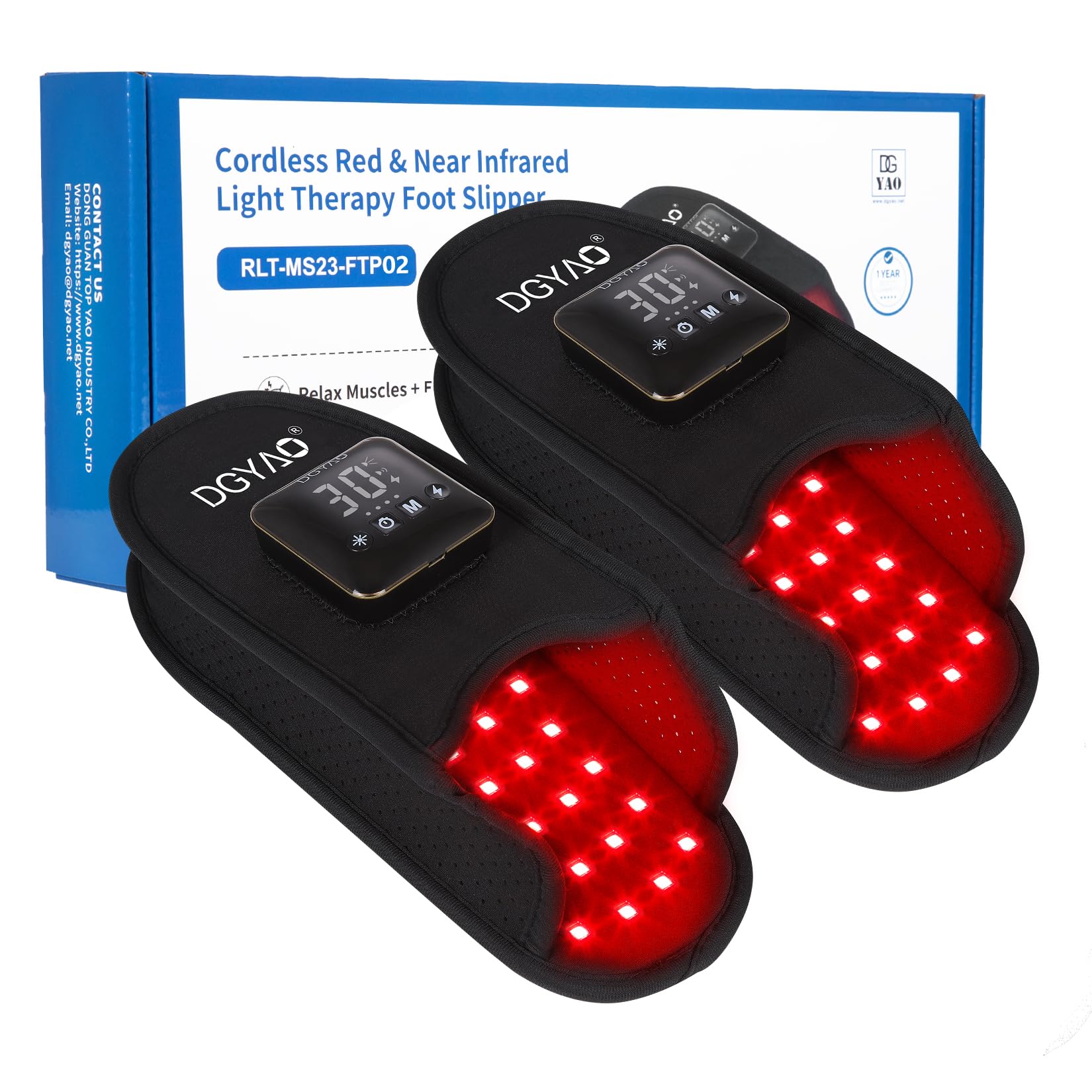 Amazon.com: Cordless Red Light Therapy for Feet, Near Infrared Light ...