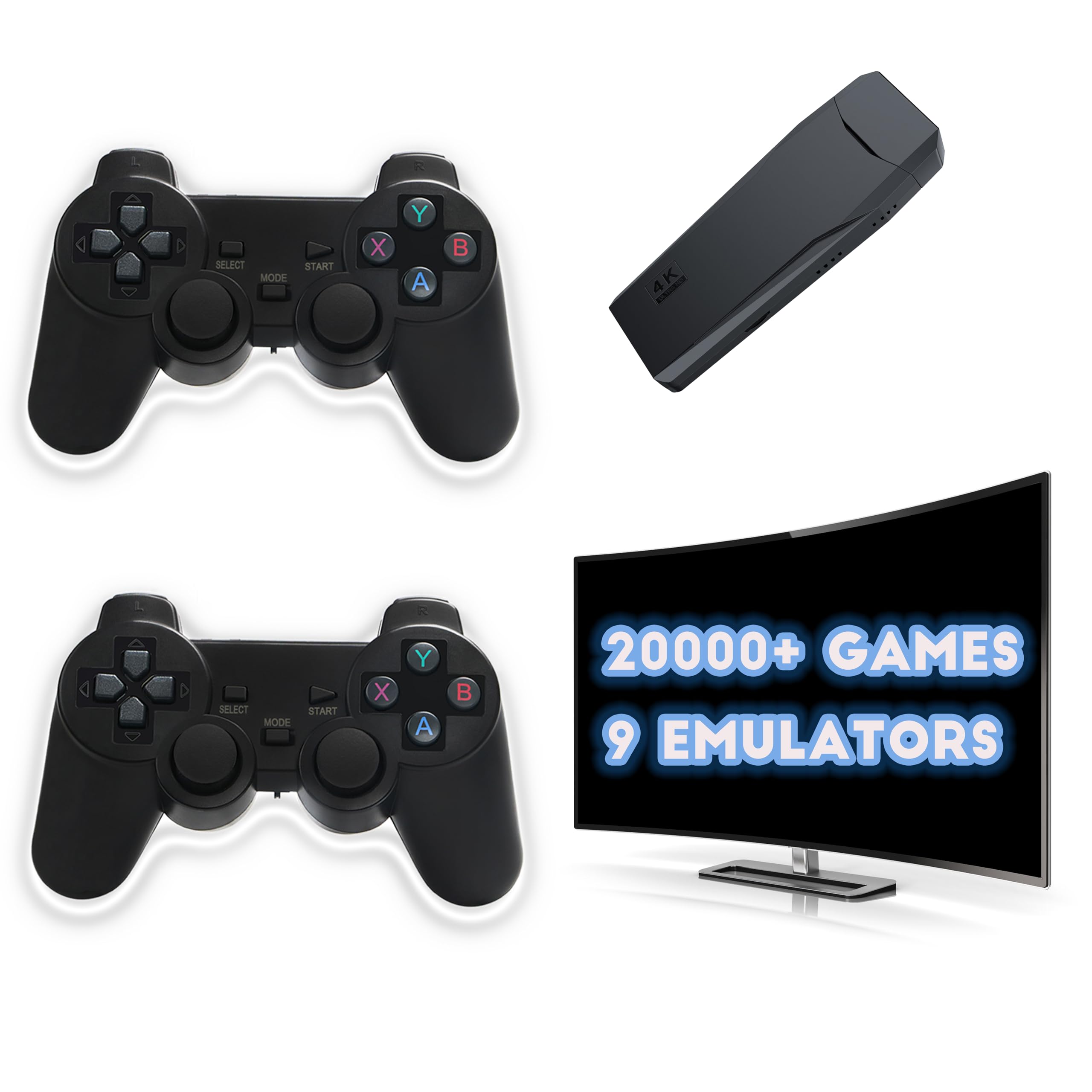 Amazon.com: Retro Game Console, Retro Stick with Built-in 9 Emulators ...