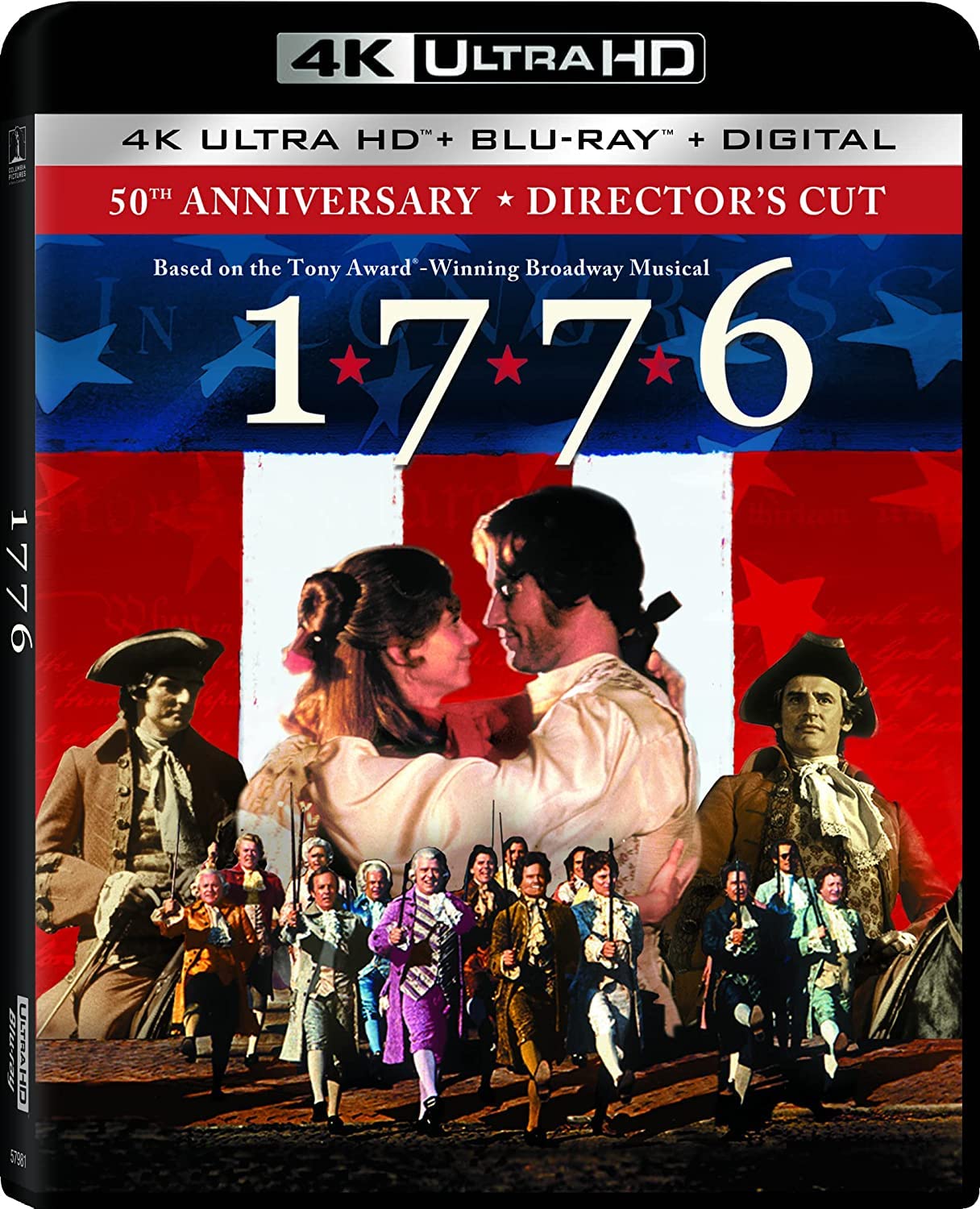 Amazon.com: 1776: 50th Anniversary - (3 Disc) UHD/BD Combo + Digital ...