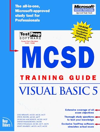 McSd Training Guide: Visual Basic 5: 9781562058500: Computer Science ...