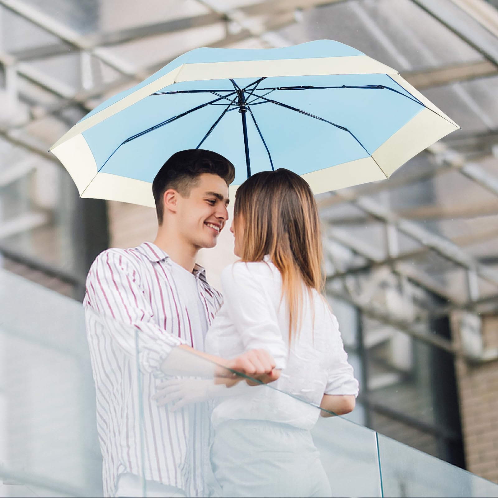 Snapklik.com : Folding Golf Rain Umbrella - Wind Resistant 54inch Extra ...