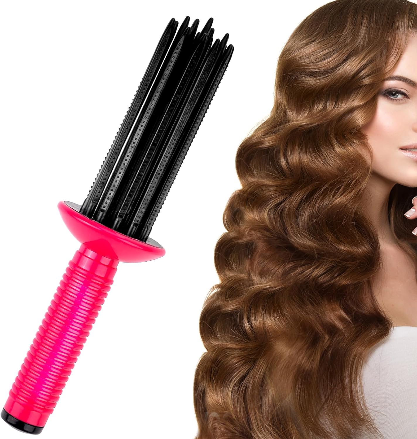Curling Roll Comb, Curling Hair Brush, Hair Fluffy Curling Brush, Hair ...