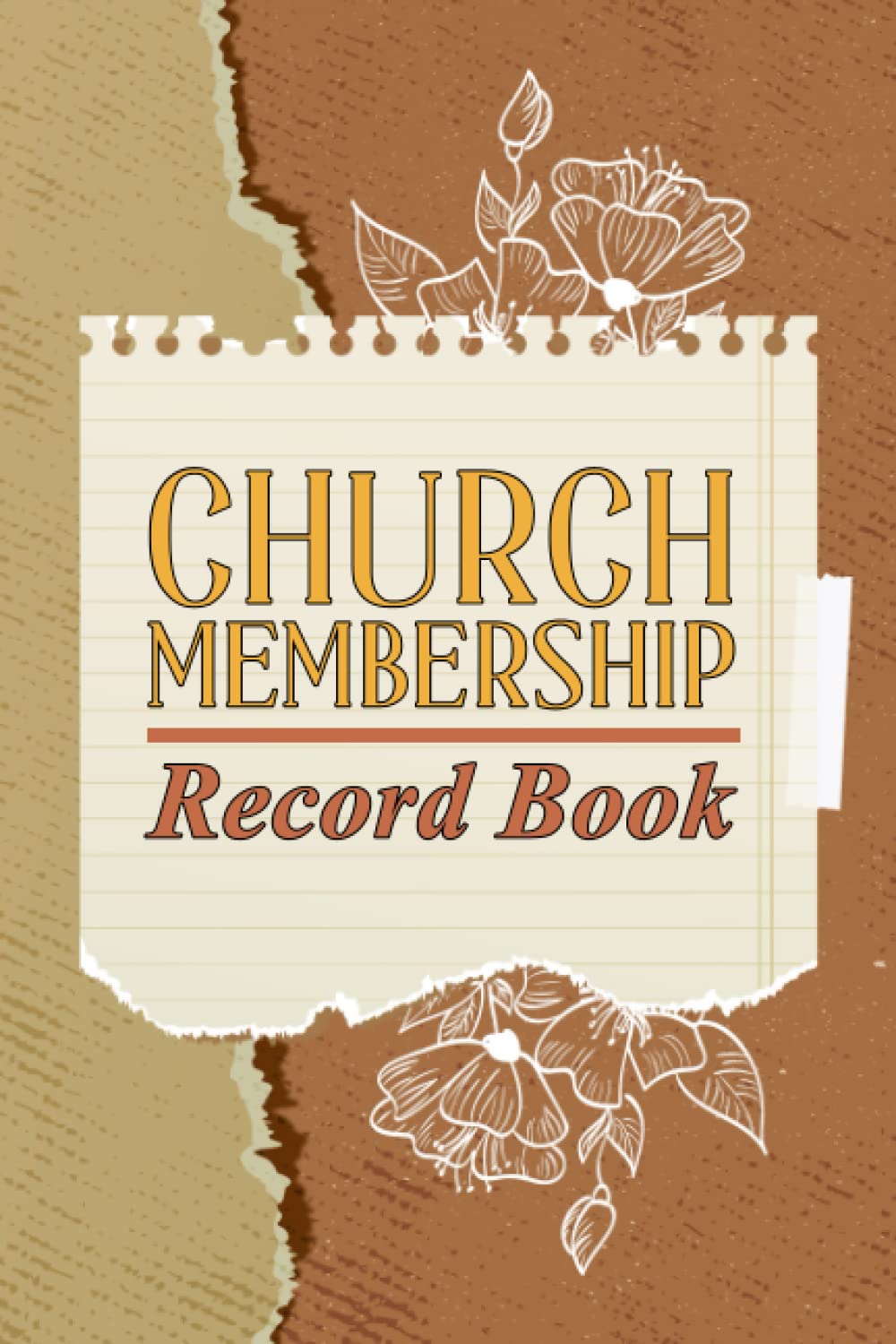 Church Membership Record Book: Church Membership Register Log Book for ...