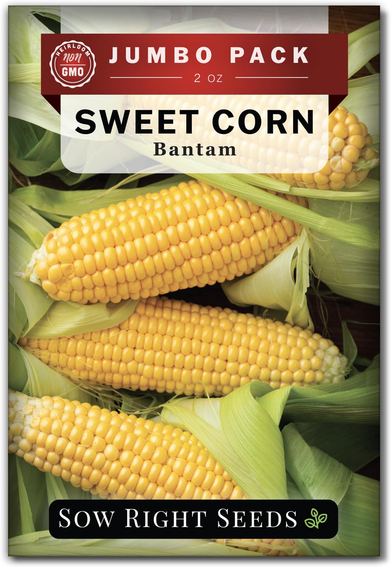 Amazon.com : Sow Right Seeds - Bantam Sweet Corn Seed for Planting - 2 ...