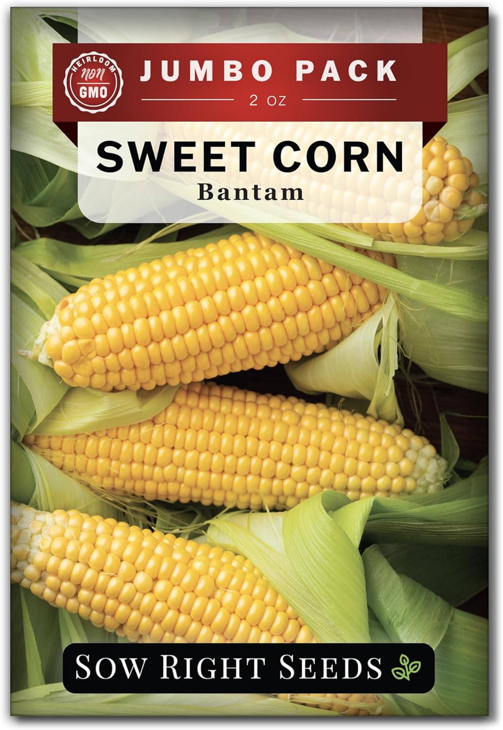 Amazon.com : Sow Right Seeds - Bantam Sweet Corn Seed for Planting - 2 ...