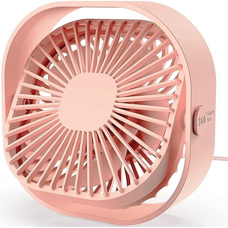 Amazon.com: USB Table Fan Portable Mini Personal Desk Fan with 360 ...