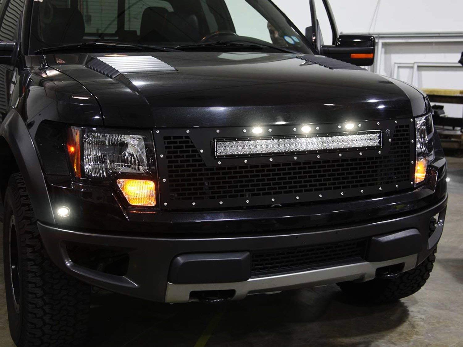 Lower LED Front Side Marker Light For Ford Raptor Powered By 12-SMD LED ...