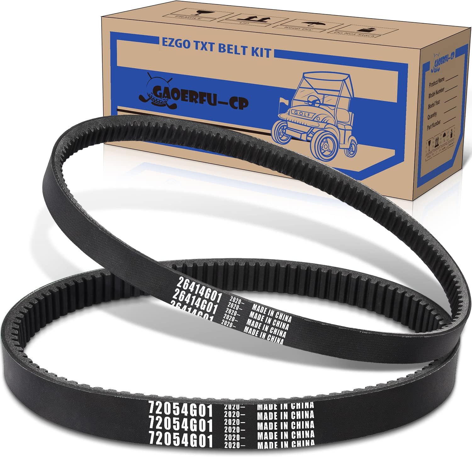 Amazon.com : EZGO 630587 4-Cycle Starter Generator Belt : Patio, Lawn ...