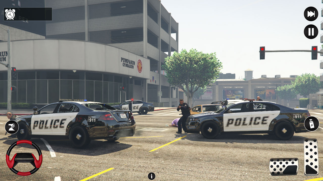 Police Car Chase Crime Vegas Driving Simulator: Urban Police Chase Real ...