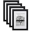 A5 Black Aluminium Picture Frame,4 Pack-15x21cm Photo Frame,Certificate ...