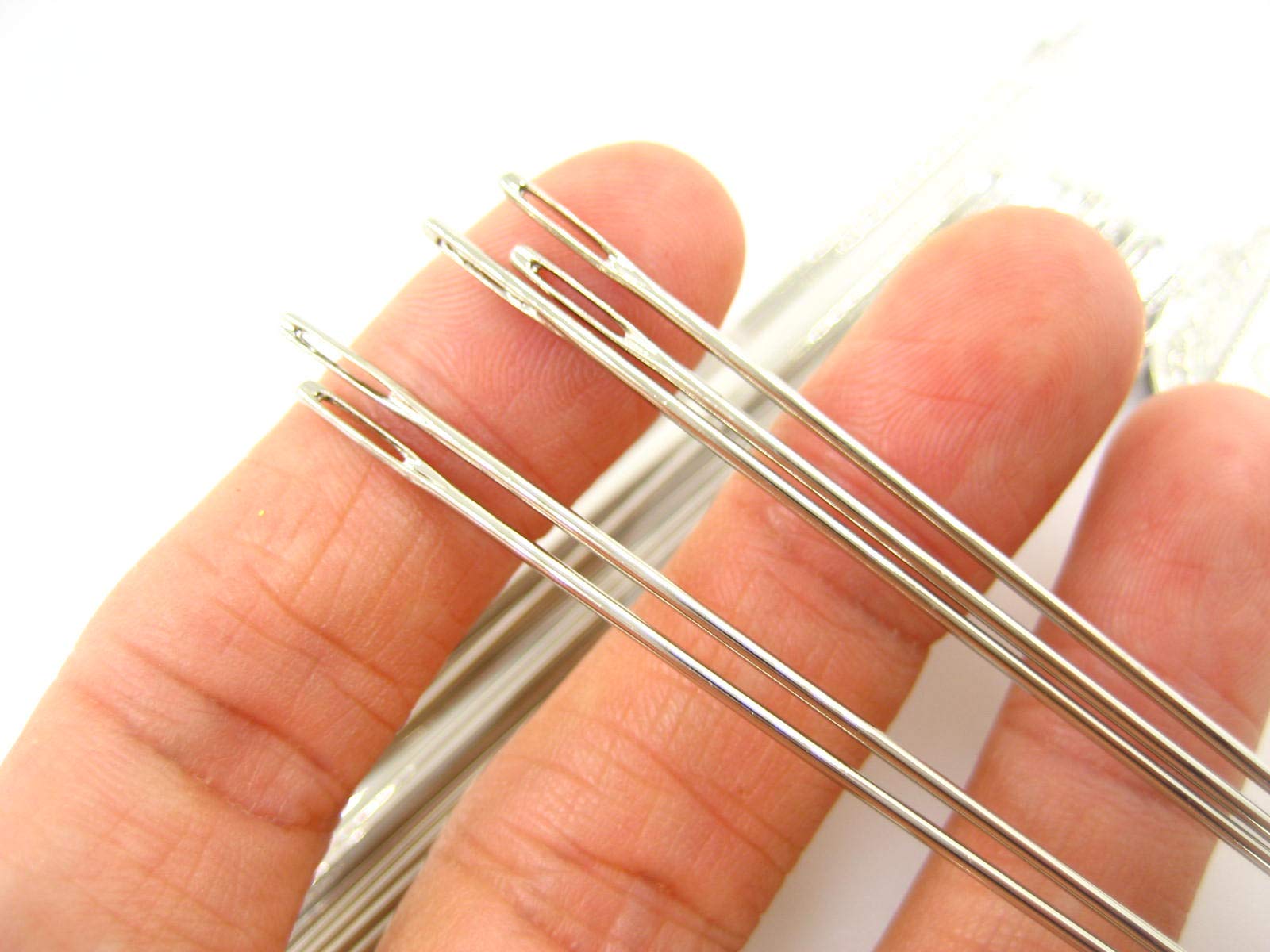 30pc of Long Large Eye 87mm Needles Hand Stitches Heavy Duty Hand ...