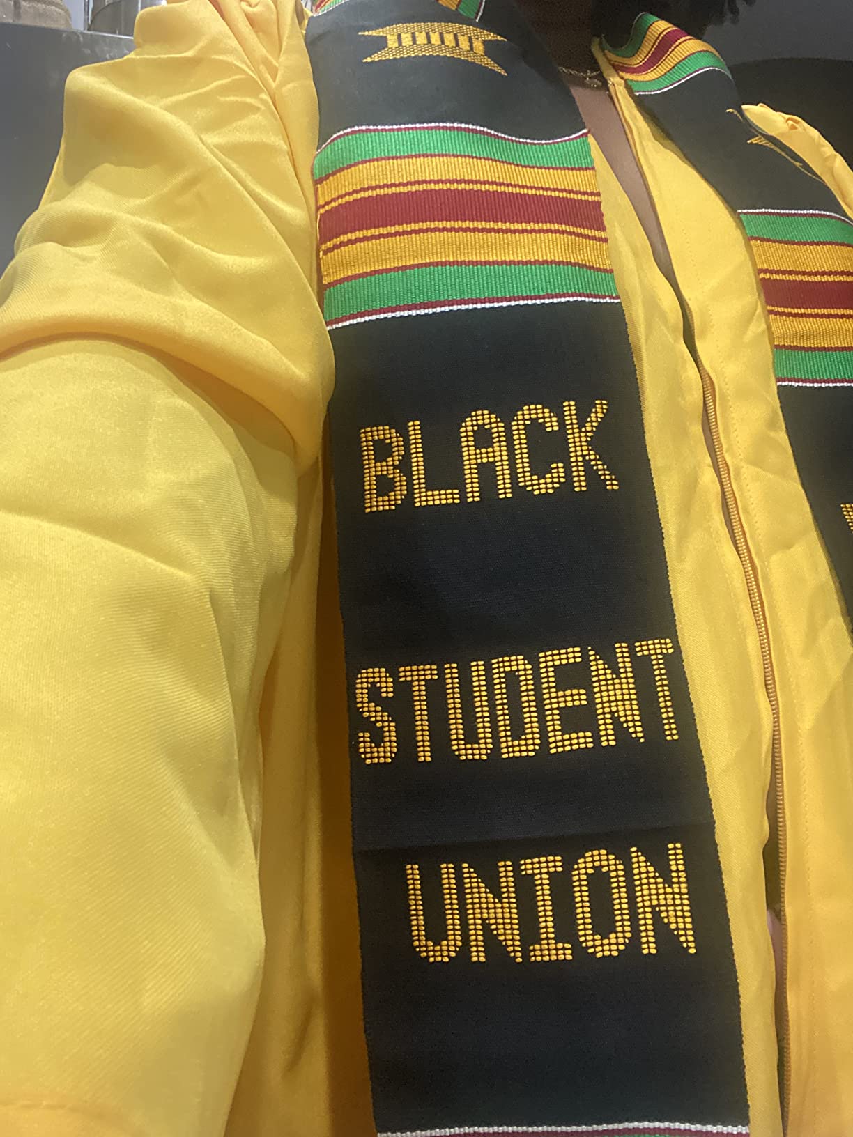 Amazon.com: ADVANSYNC Black Student Union Kente Stole (BSU) : Clothing ...