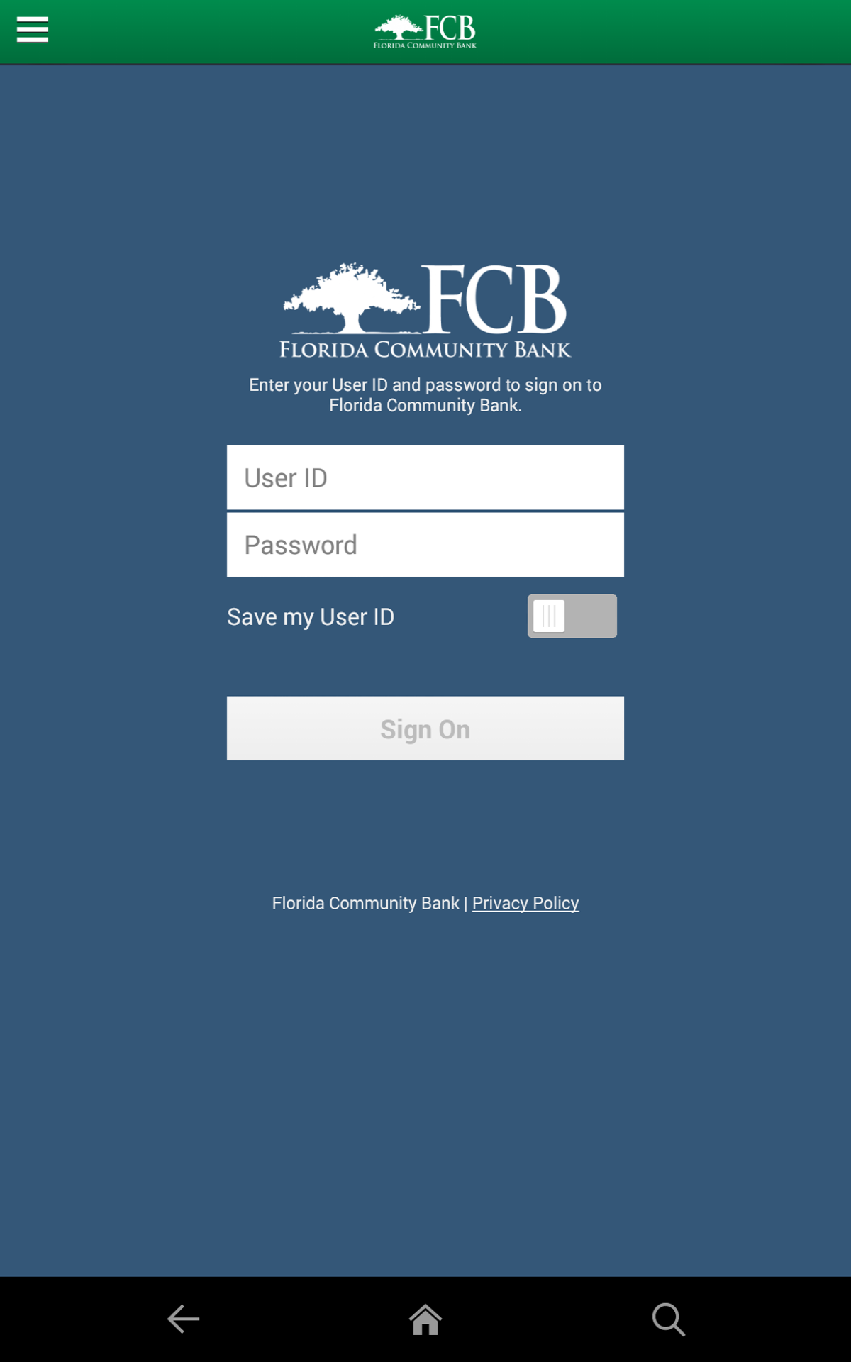 Florida Community Bank Logo