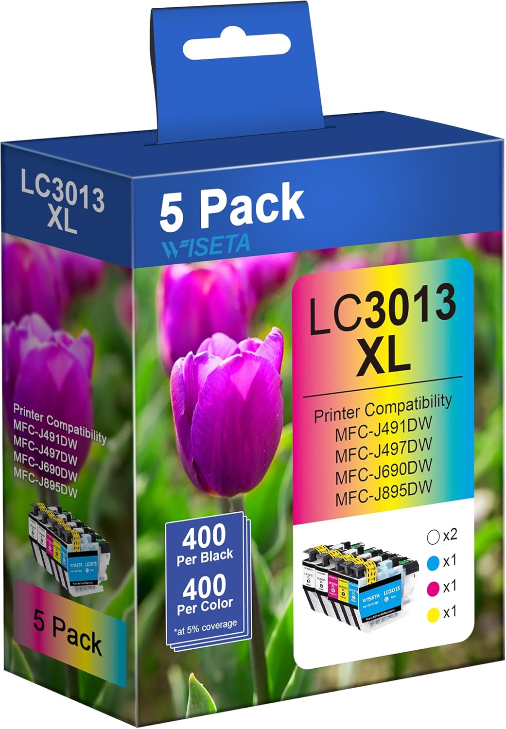 Amazon.com: LC3013 Ink Cartridges BK C M Y Replacement for Brother ...