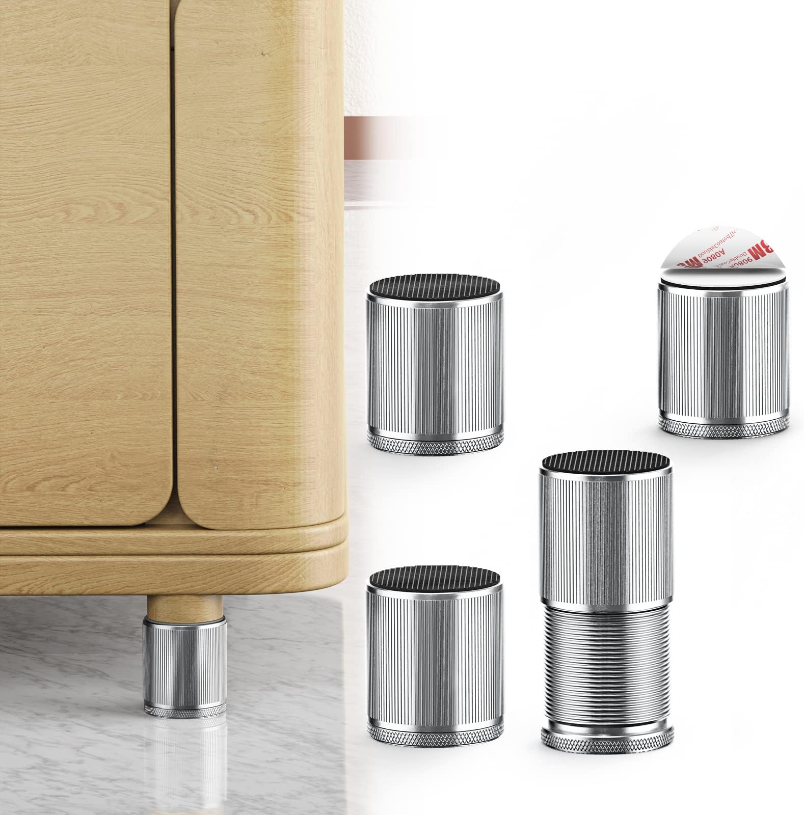 Amazon.com: xuenair Bed Risers, 3 inch Bed Risers for Adjustable Base,4 ...