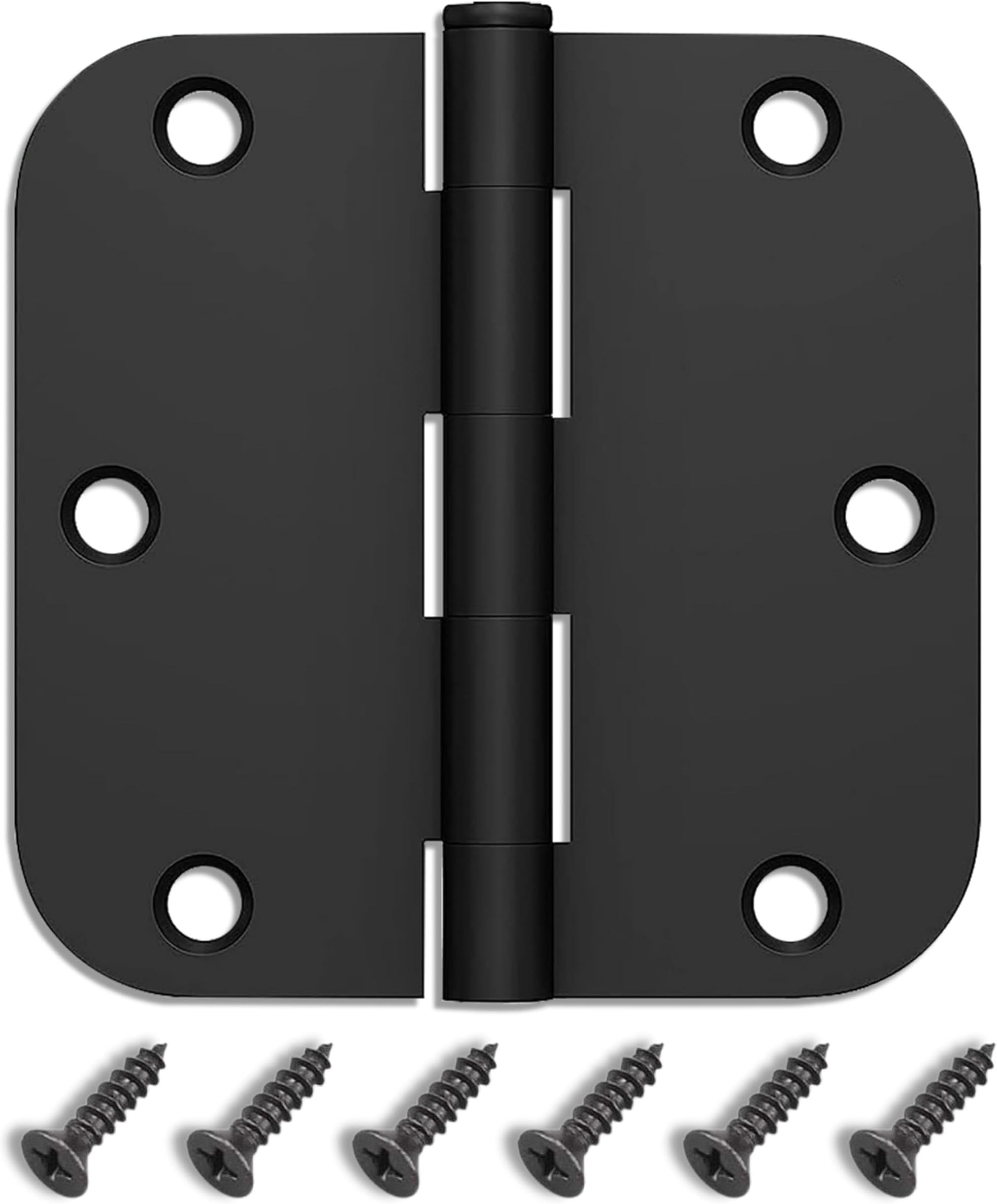 Allucky Matte Black Door Hinges 20 Pack 3x3 Inch Interior Door Hinges ...