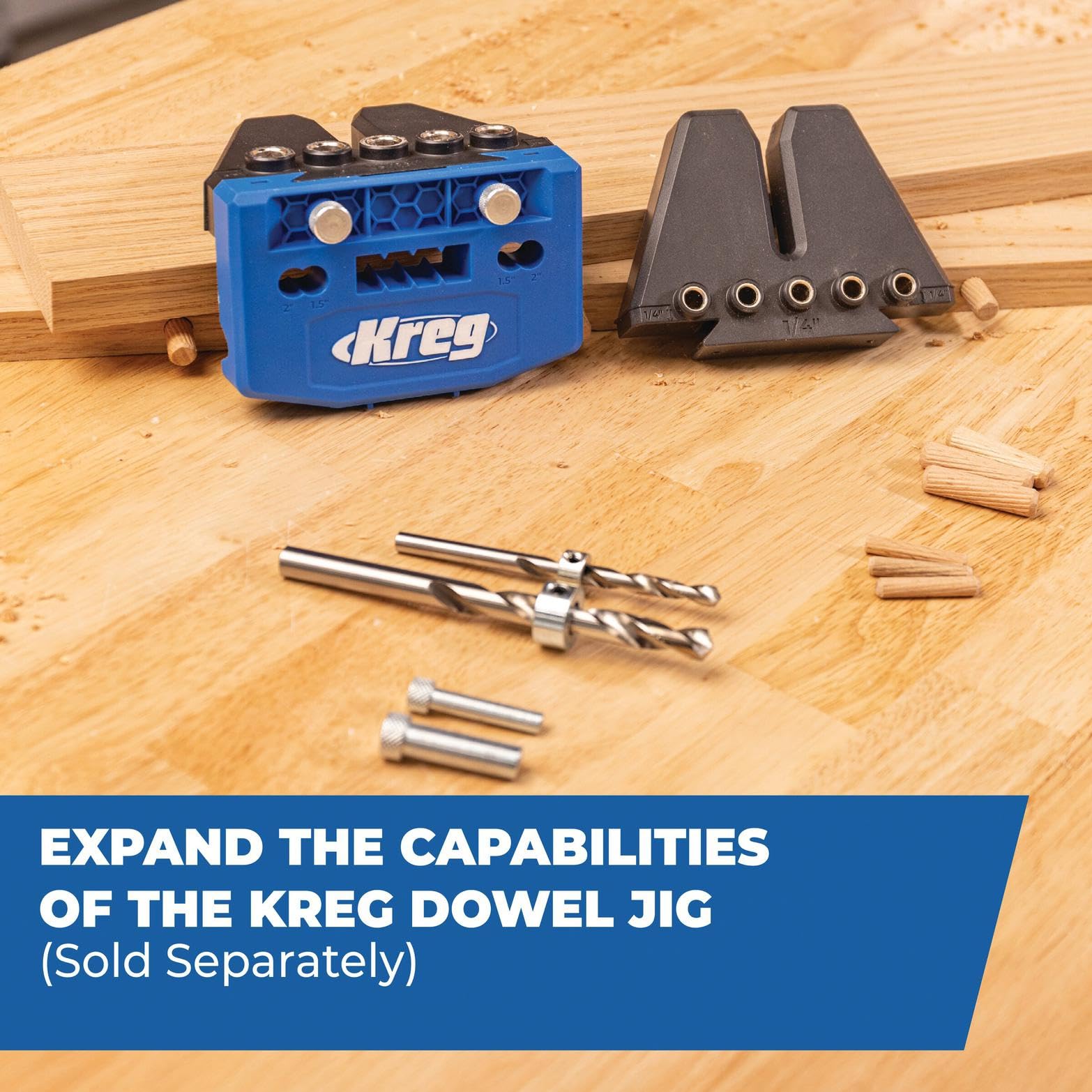 Snapklik.com : 1/2-in Dowel Jig Upgrade Kit - Hardened Steel Drill ...