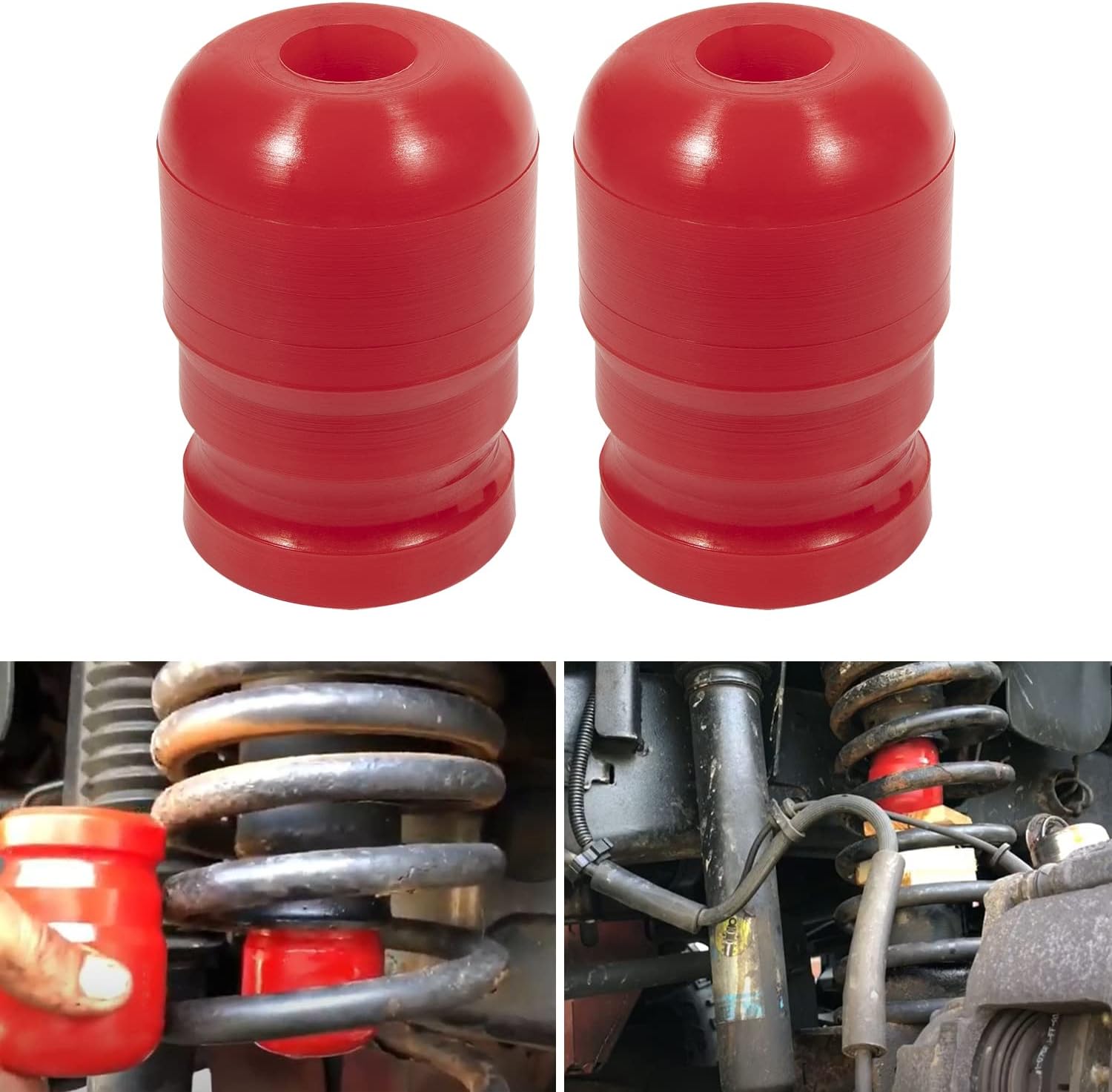 Amazon.com: Johntruck 1-1303 Front Polyethylene Bump Stop Speedbump Compatible with 2007-2018 ...