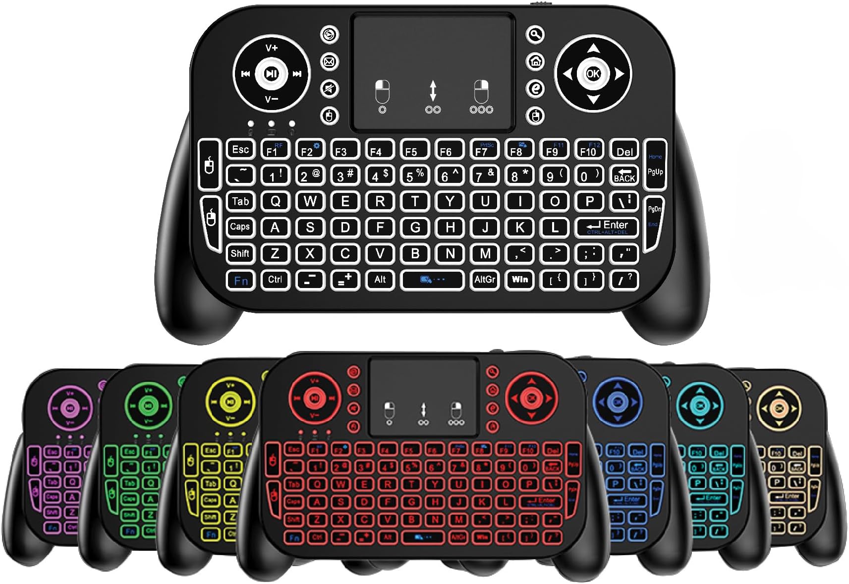 Amazon.com: Mini Keyboard i8 2.4G Air Mouse Wireless Keyboard with ...