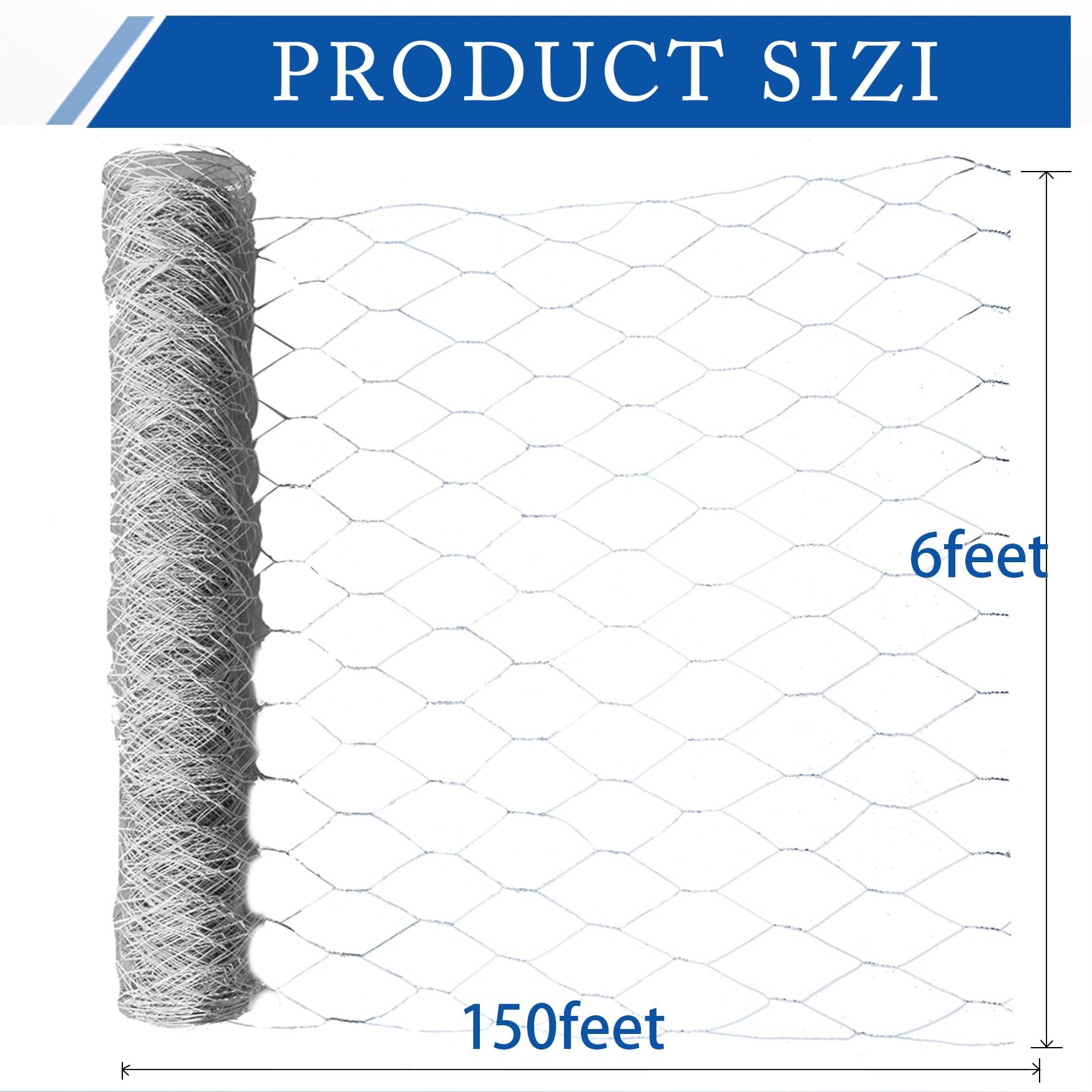Snapklik.com : Hexagonal Chicken Wire Poultry Netting Galvanized Mesh ...