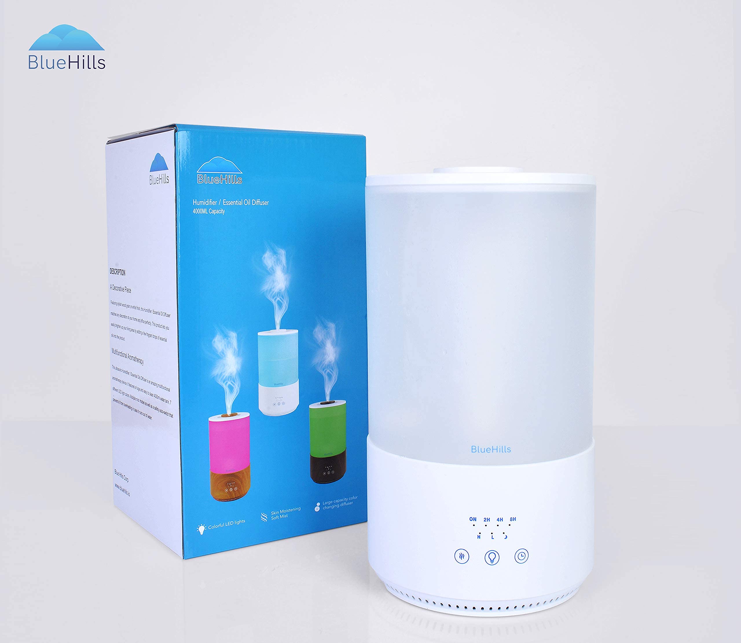 BlueHills Premium 4000 ml Tall Essential Oil Diffuser 4L 4 Liter 50 ...